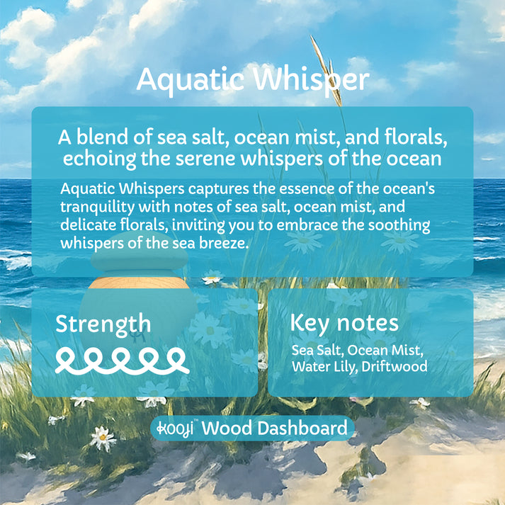 Kooji Wood Dashboard Aquatic Whisper – Kooji Perfumes